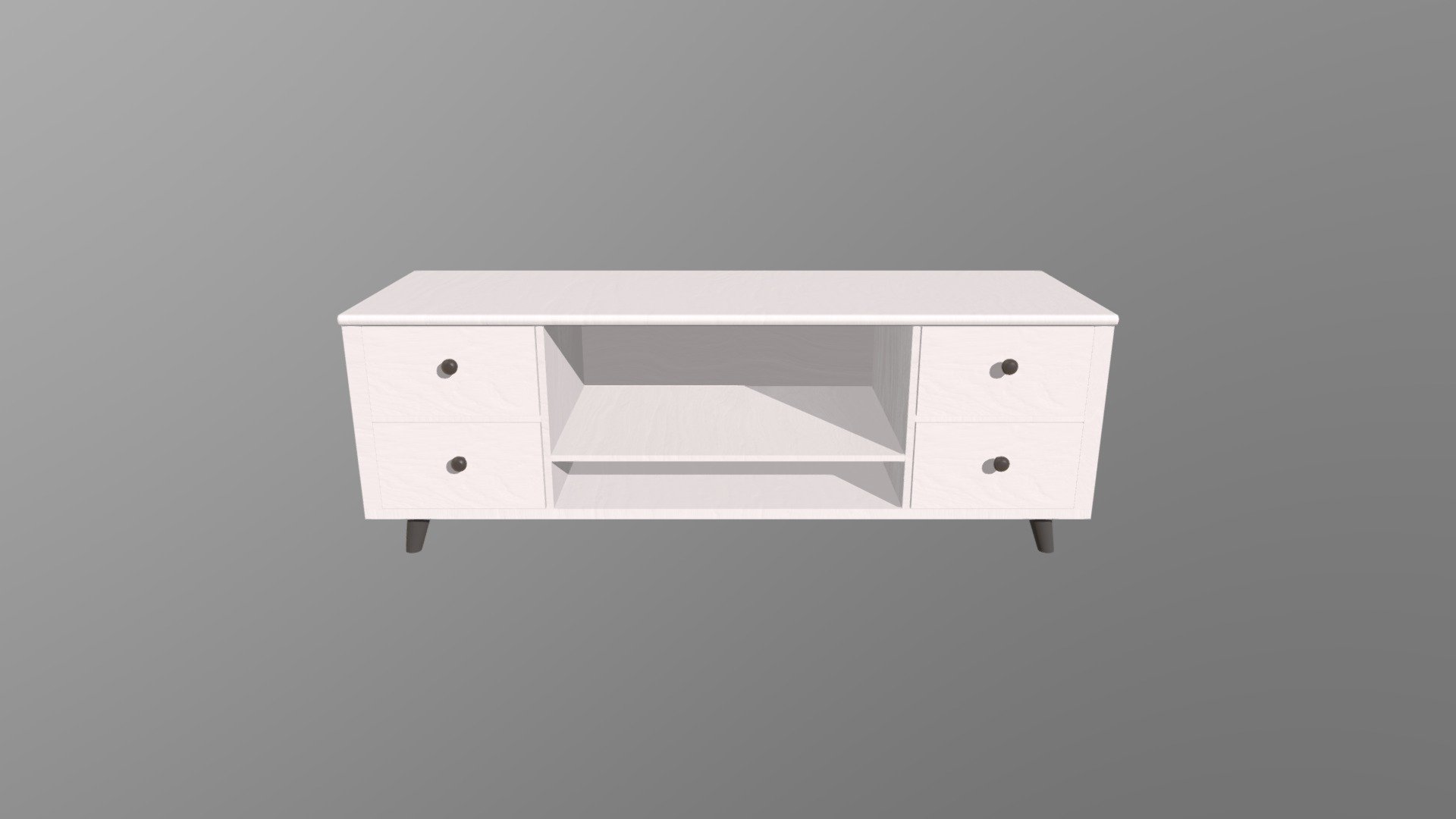 Basic TV Stand - 3D model by carolinapinzonsarmiento [df164a7] - Sketchfab
