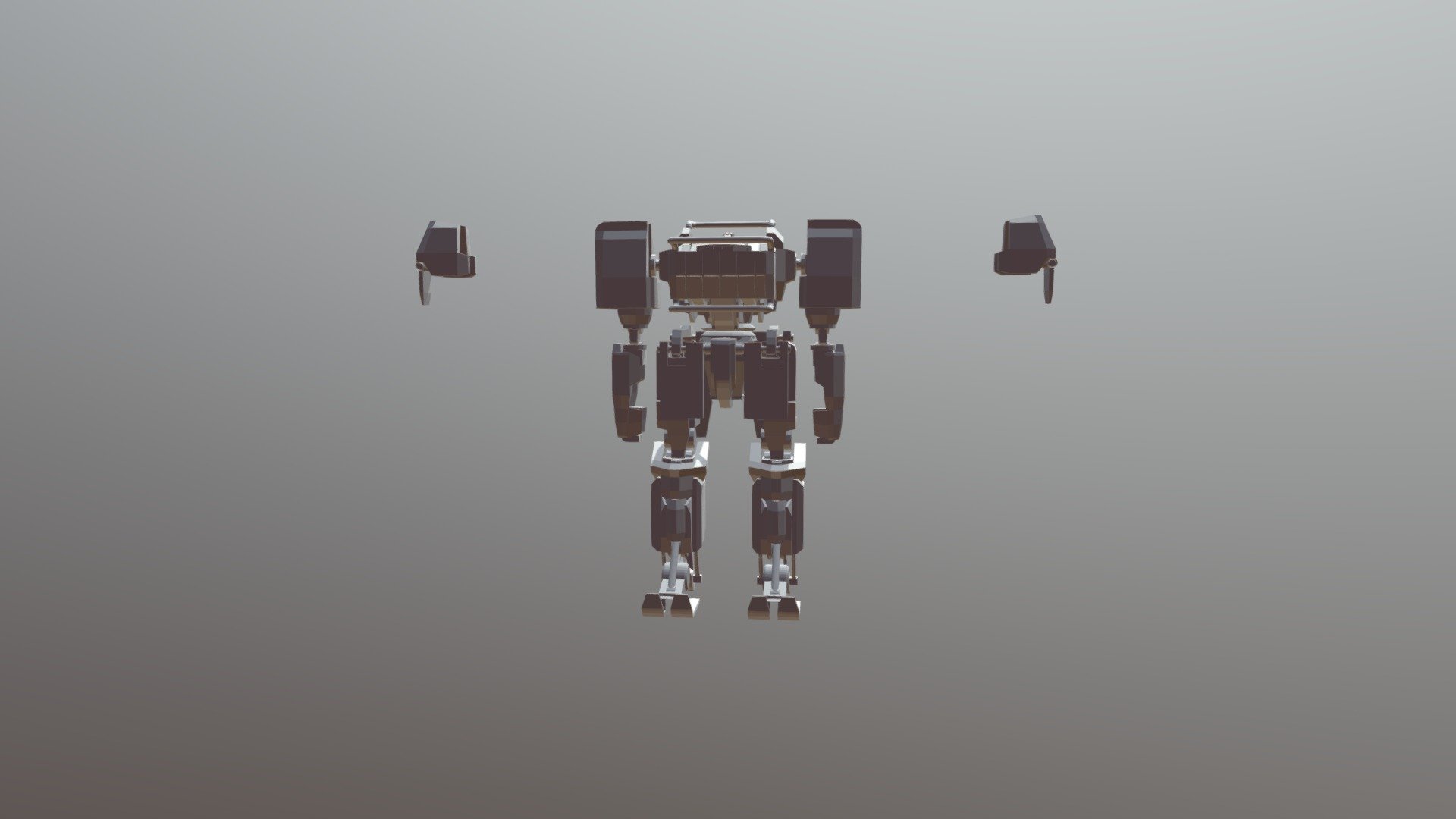 Mech Frame Armored - Download Free 3D model by Zero3nd [df170b1 ...