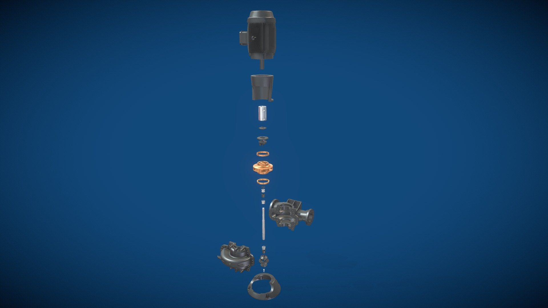 KPVS_Explode - 3D model by Grundfos xR [df176dd] - Sketchfab