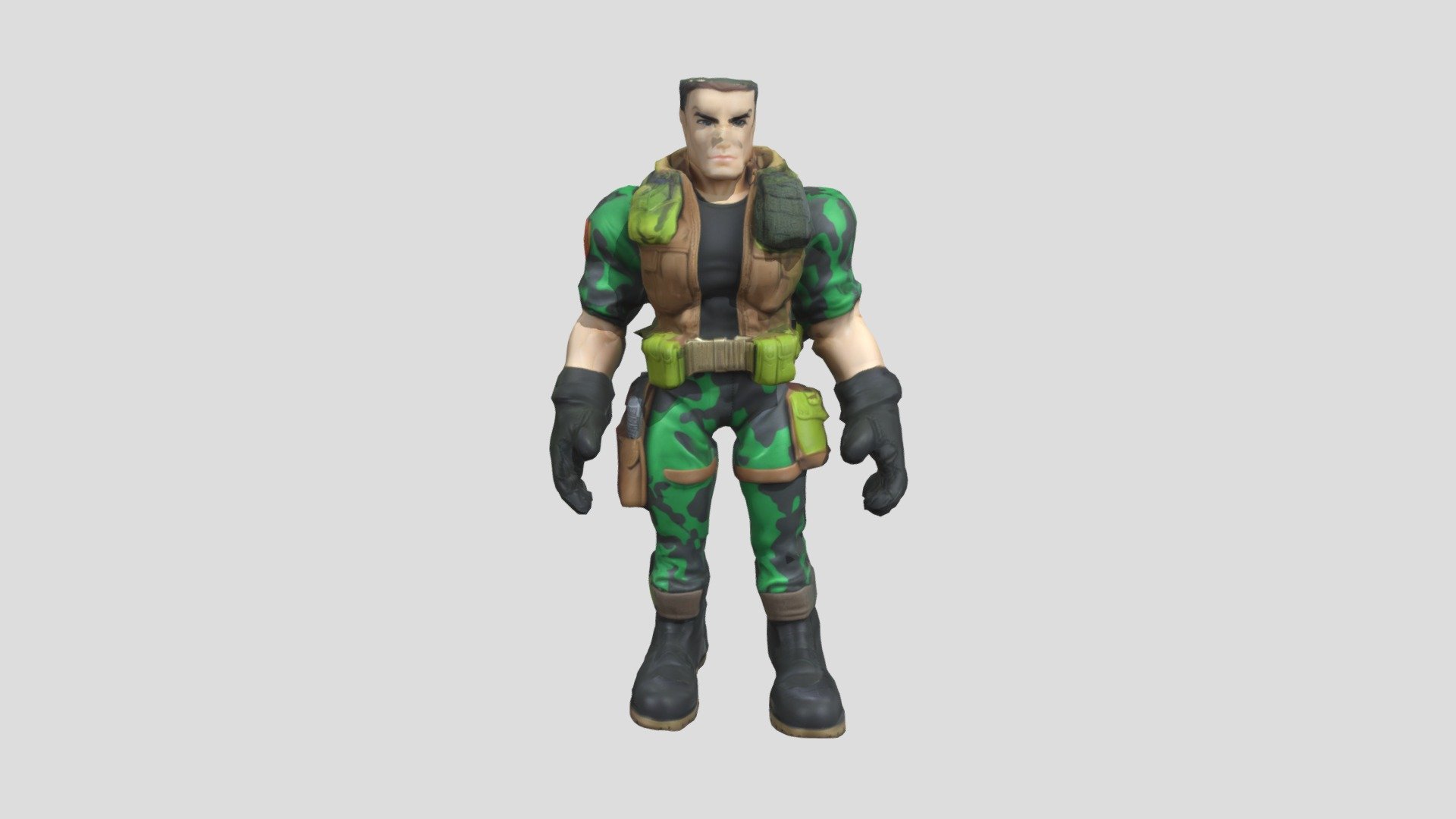 Small Soldiers Major Chip Hazard .obj - Download Free 3D model by Karl ...