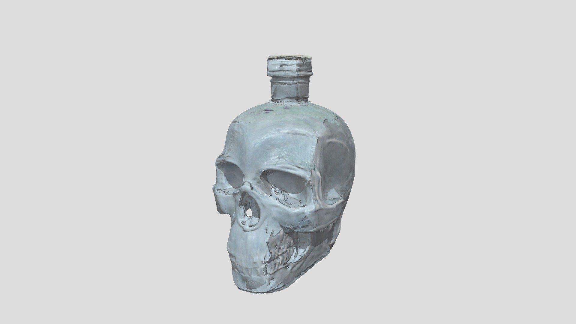 Stylized skull vodka bottle - 3D model by tonyjoseph0320 [df1b2ad ...