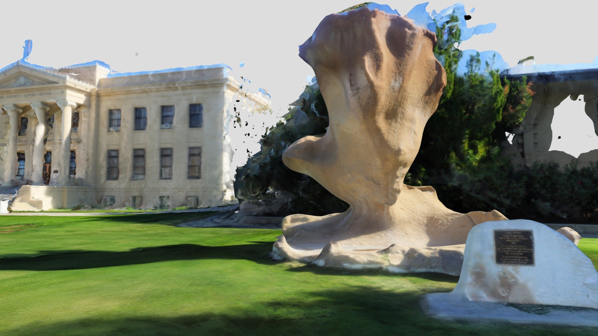 Tufa at Court House, Independence California - Buy Royalty Free 3D ...