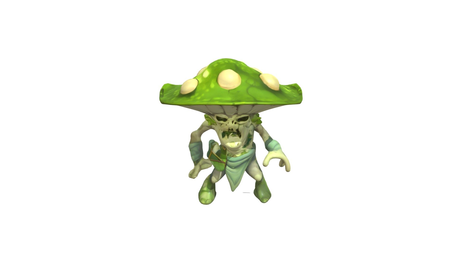 Green Mushroom Goblin - 3D model by TheRealGlaucus [df1b7fd] - Sketchfab
