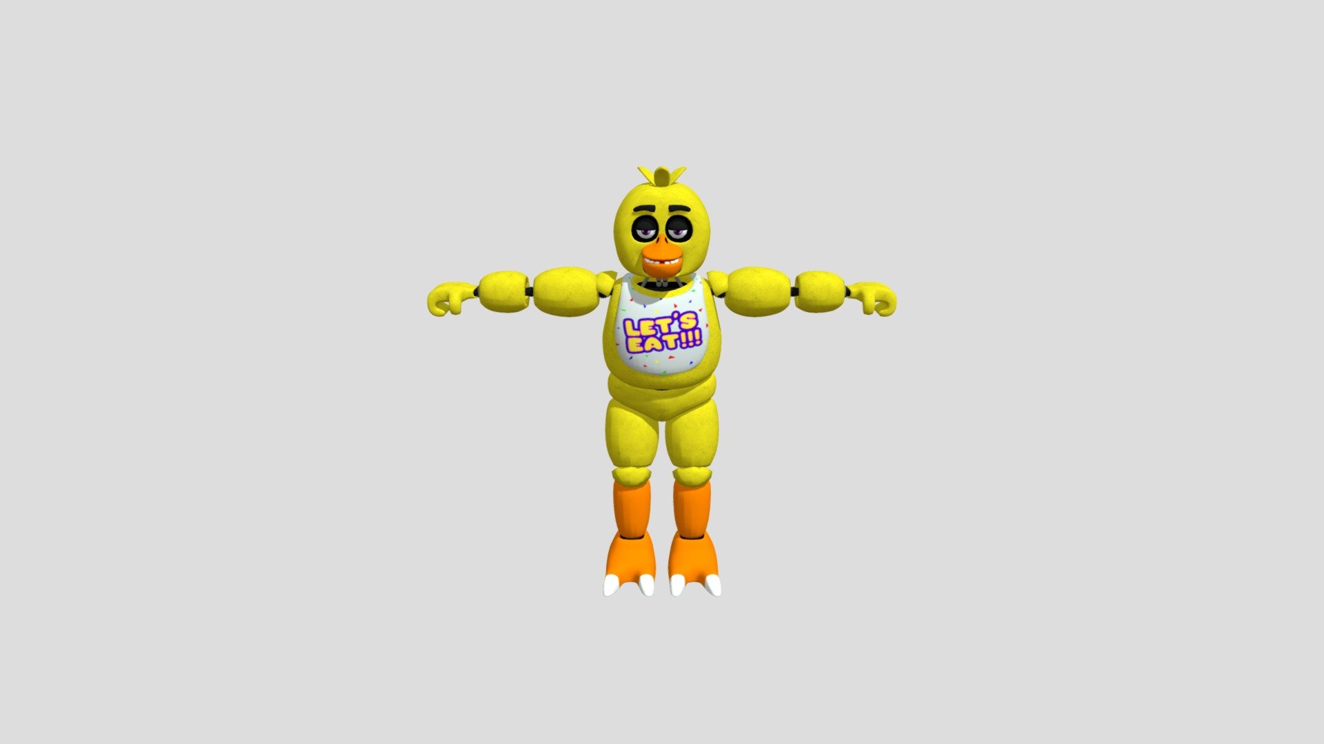FNaF 1 Chica - Download Free 3D model by lissandroamorarios [df1cab9 ...