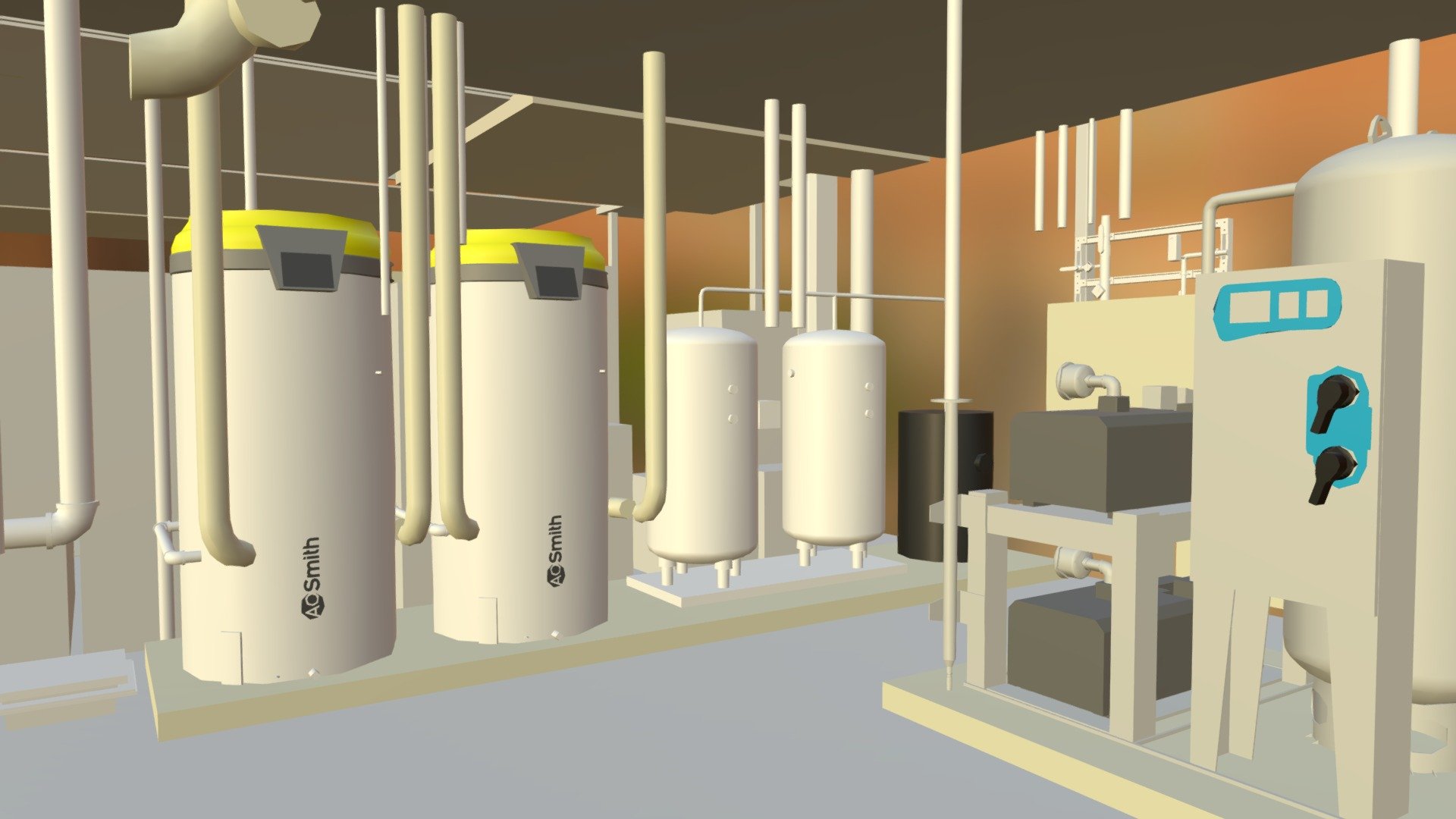 Virtual Mockup - Mechanical Room - 3D model by Brasfield & Gorrie ...