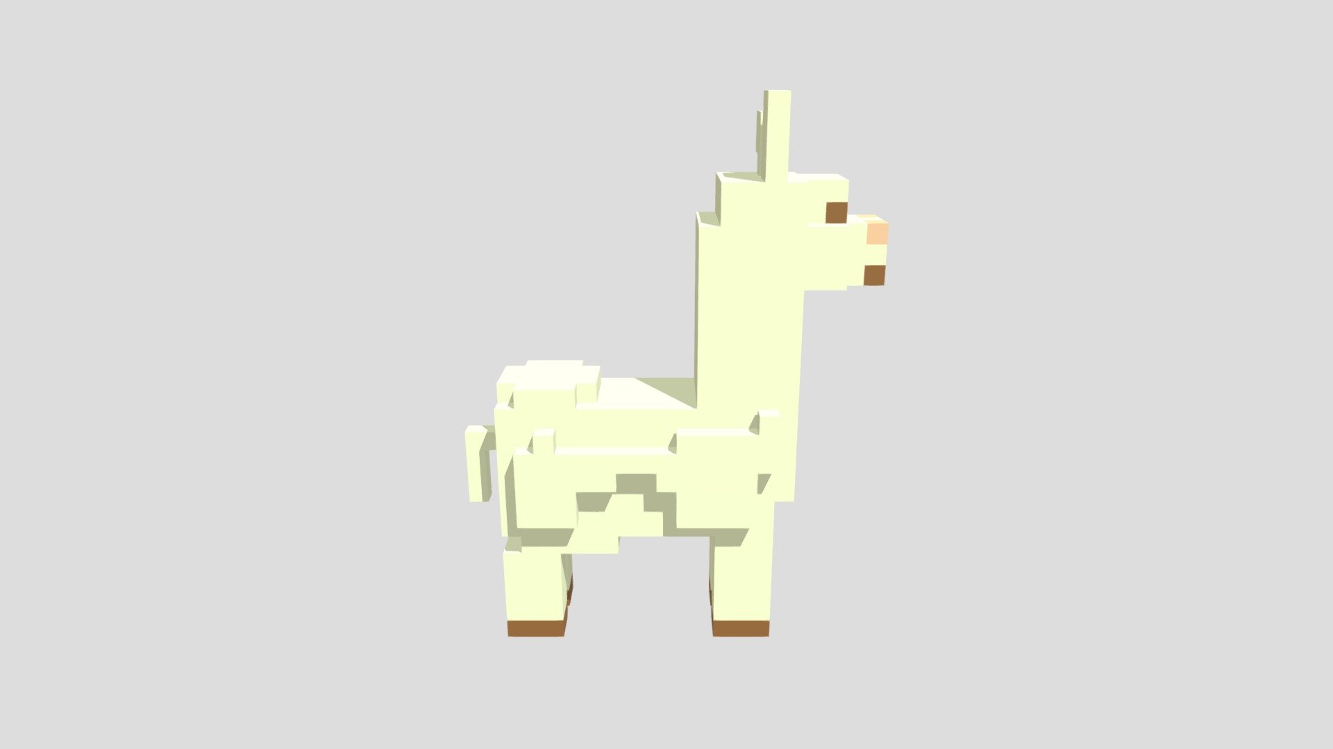 Lama - 3D model by blncadele [df21f1d] - Sketchfab