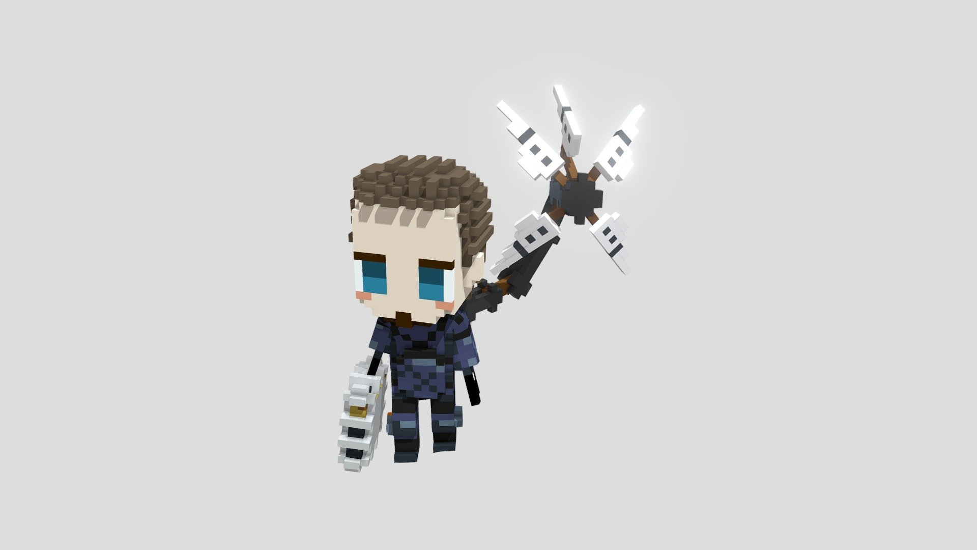 Death_Stranding_Sam_Voxel_Bridges - 3D model by rigger0815 [df23354 ...