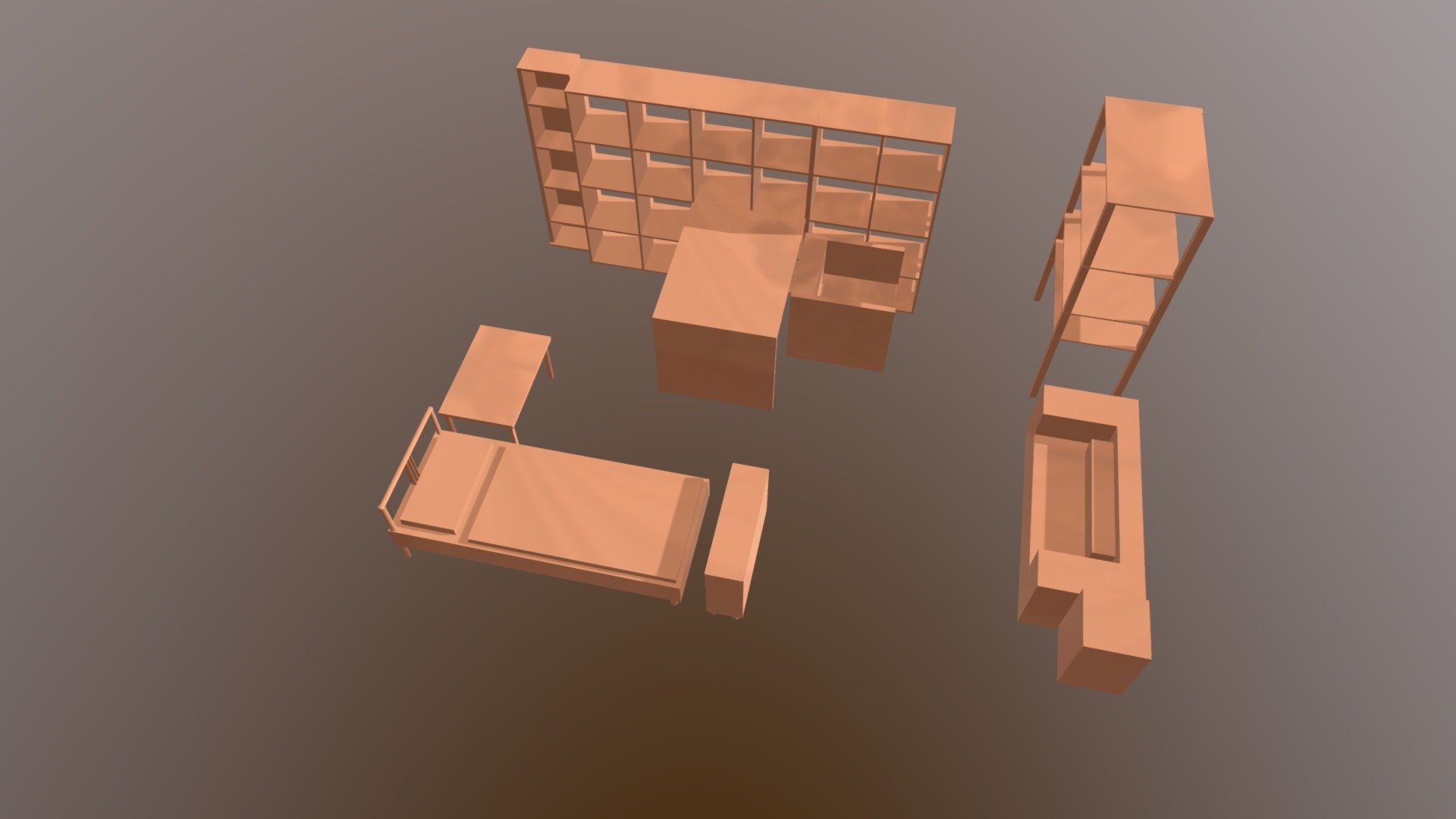 Zimmer - 3D model by SwitchCube [df234ad] - Sketchfab