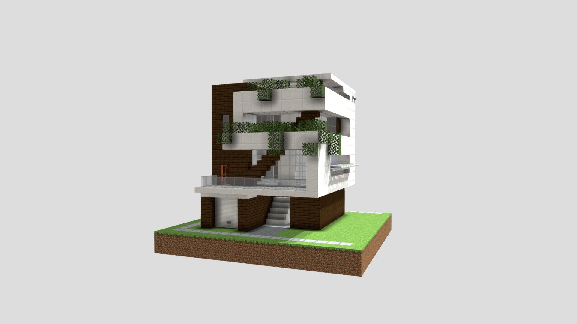 Minecraft Mini Modern House - Download Free 3D model by jar (@jar9th ...