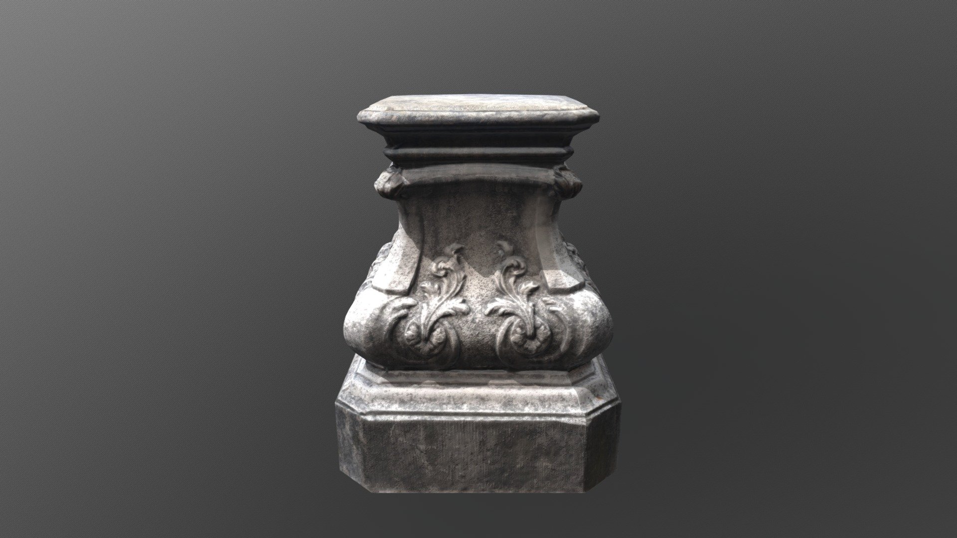 Pedestal - 3D model by Paulina Jarosz (@paulina.jarosz) [df23e17 ...