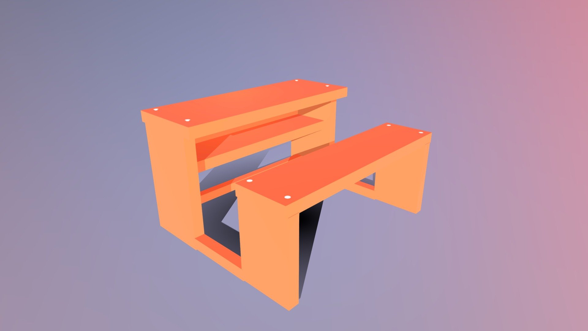 AFRICAN SECONDARY SCHOOL BENCH - Download Free 3D model by Night123sky [df25fc1] - Sketchfab