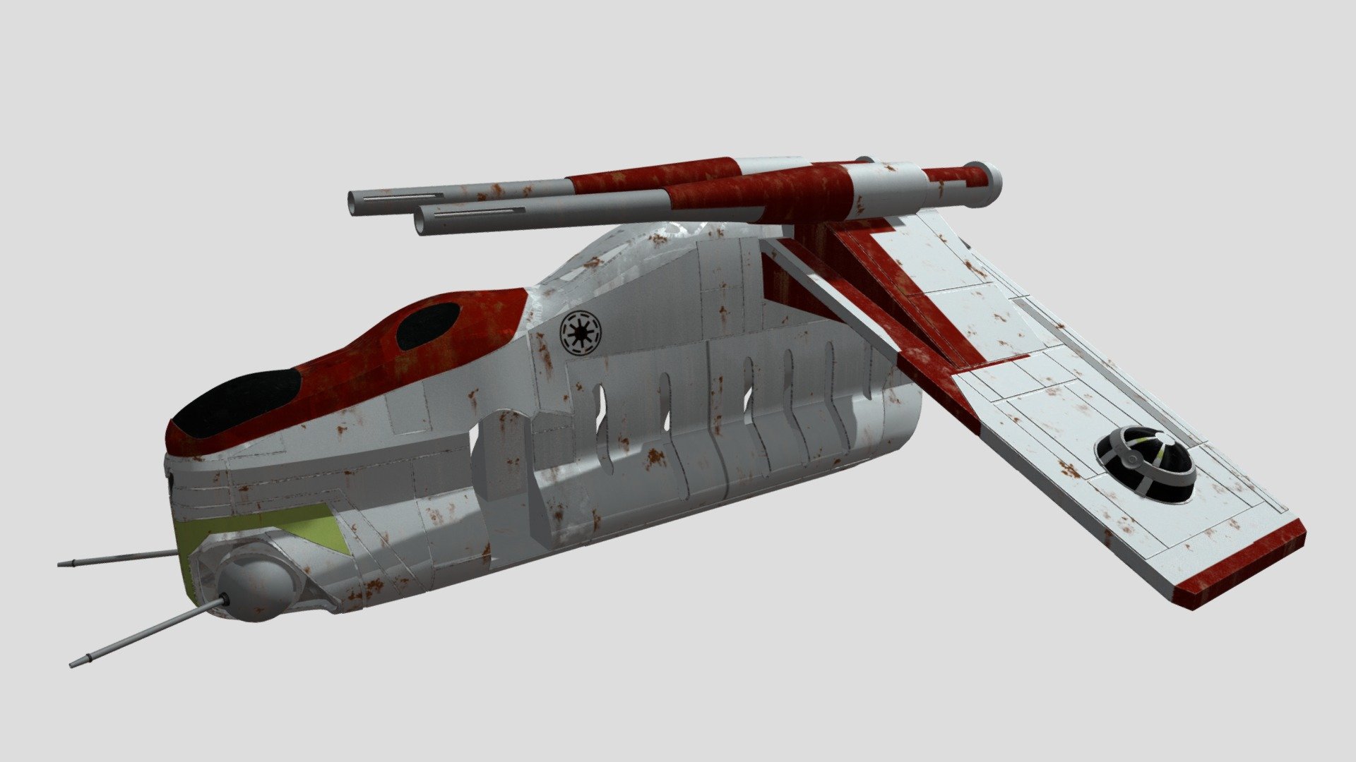 LAAT/i A.K.A. Republic Gunship - Download Free 3D model by Rin (@Leytra ...