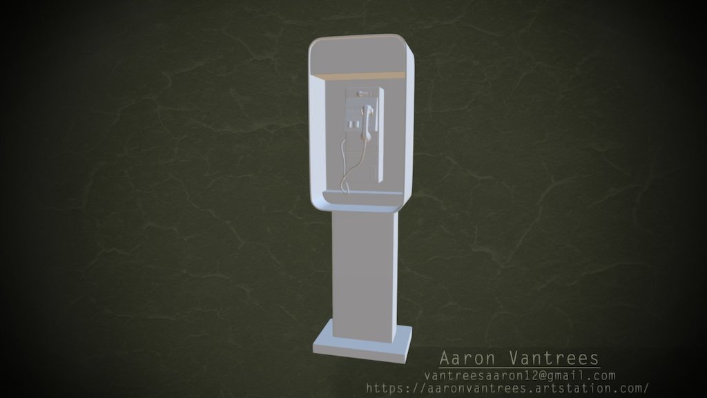 Payphone - Download Free 3D model by Aaron Vantrees (@NinjaStreak456) [df292c4] - Sketchfab