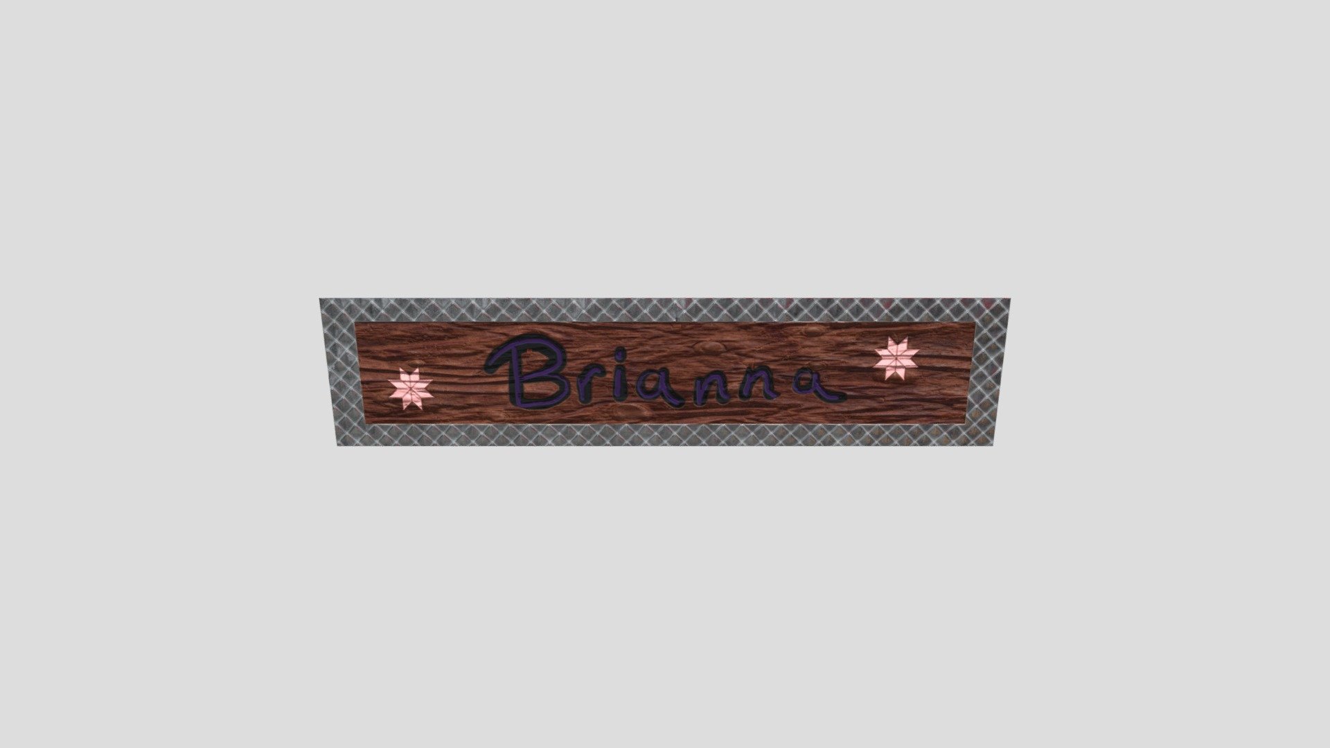 NamePlate - 3D model by bridavenport [df2a46a] - Sketchfab