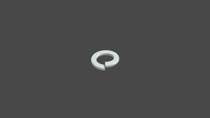 Spring-lock-washer 3D models - Sketchfab
