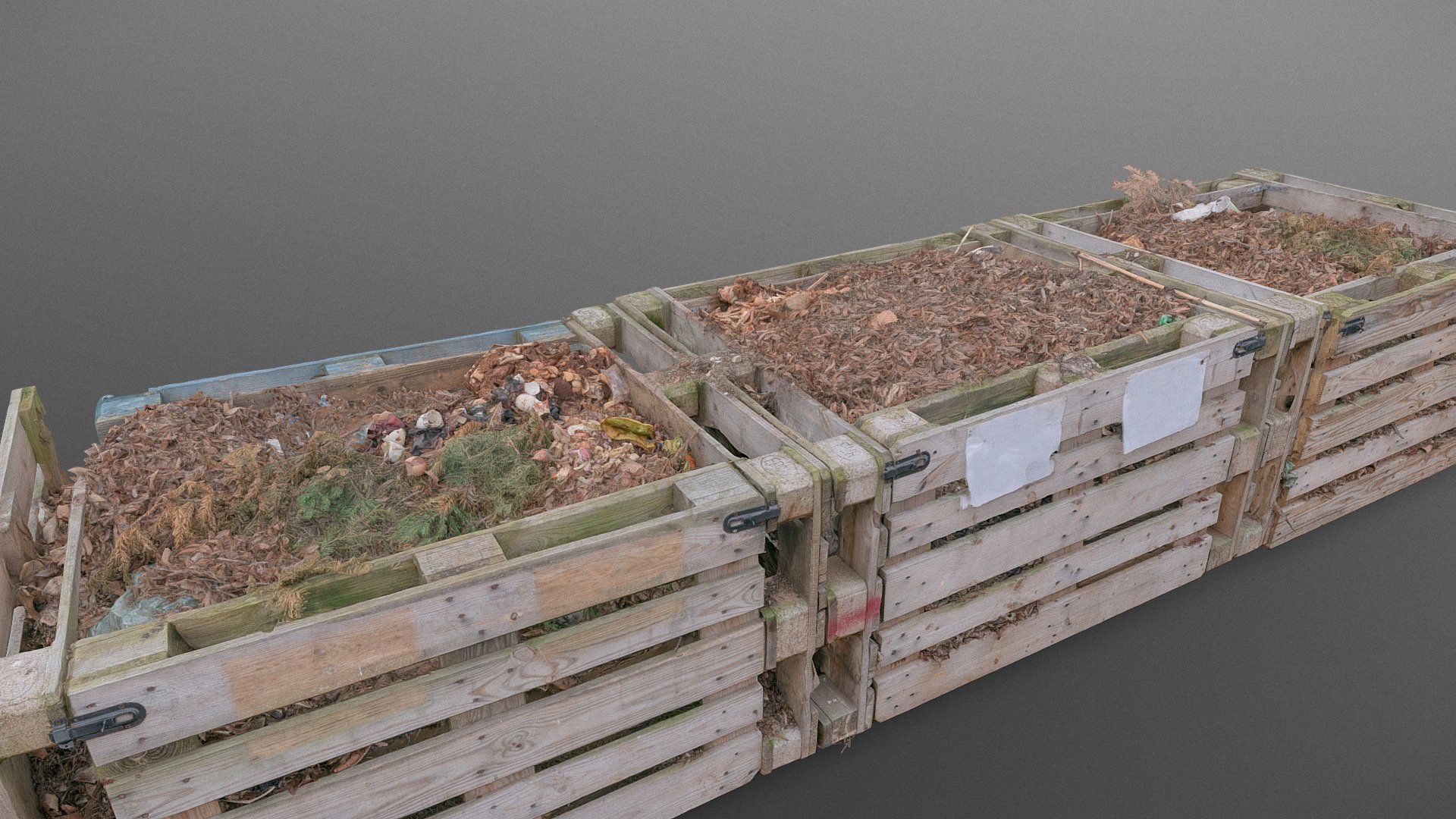 Pallet Compost bin painted - Buy Royalty Free 3D model by matousekfoto ...