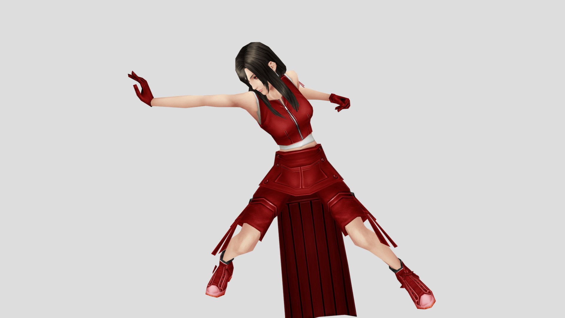 Tifa - Advent Children - Dissidia - Red - Download Free 3D model by ...
