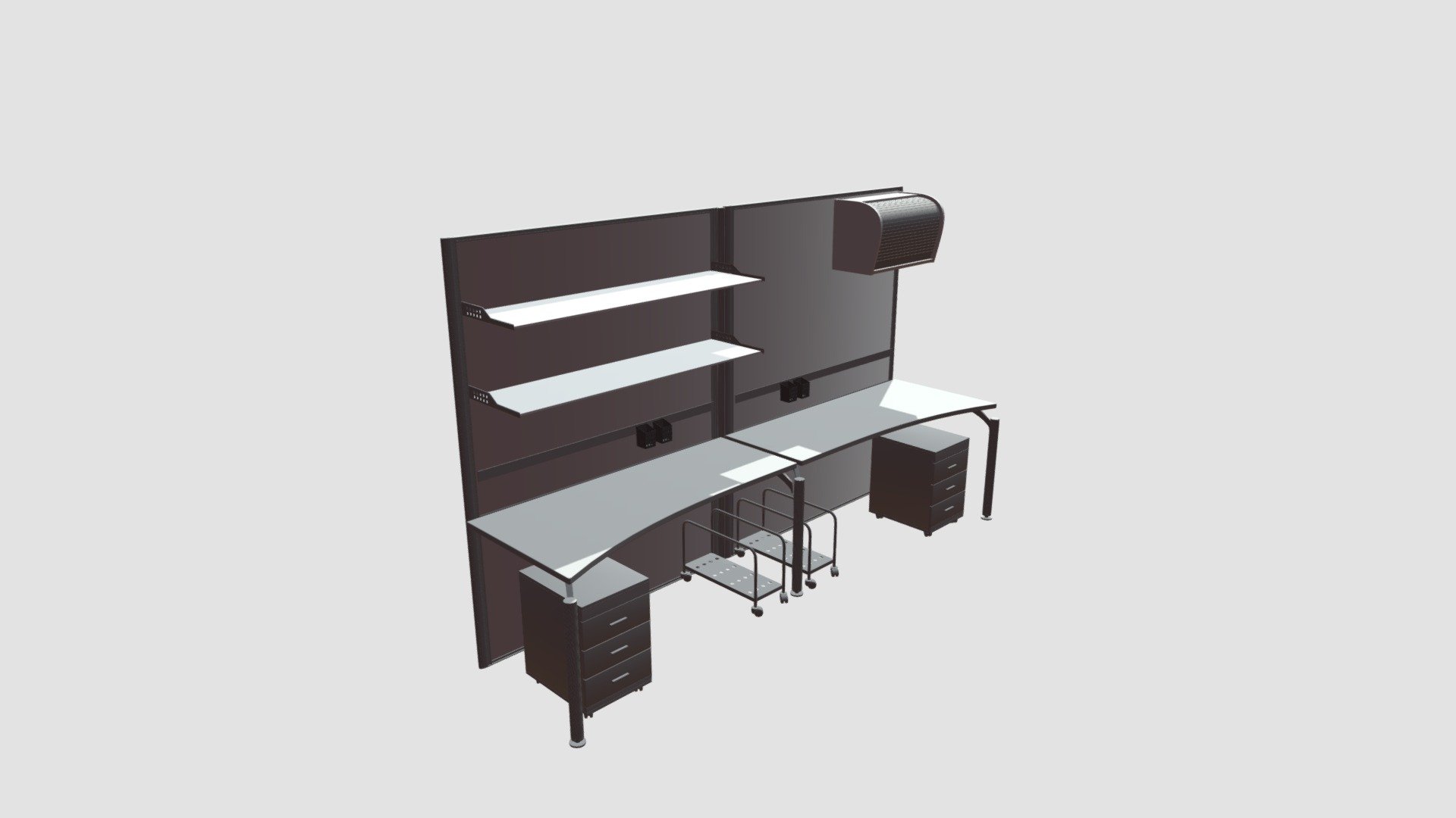 office desk - Buy Royalty Free 3D model by Evermotion [df2faef ...