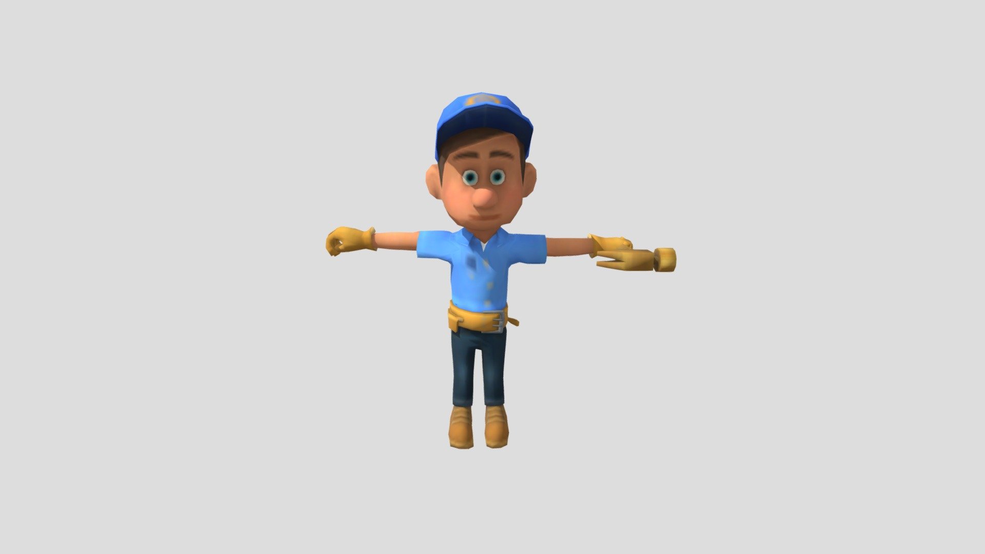Wii - Wreck-It Ralph - Fix-It Felix Jr - Download Free 3D model by ...