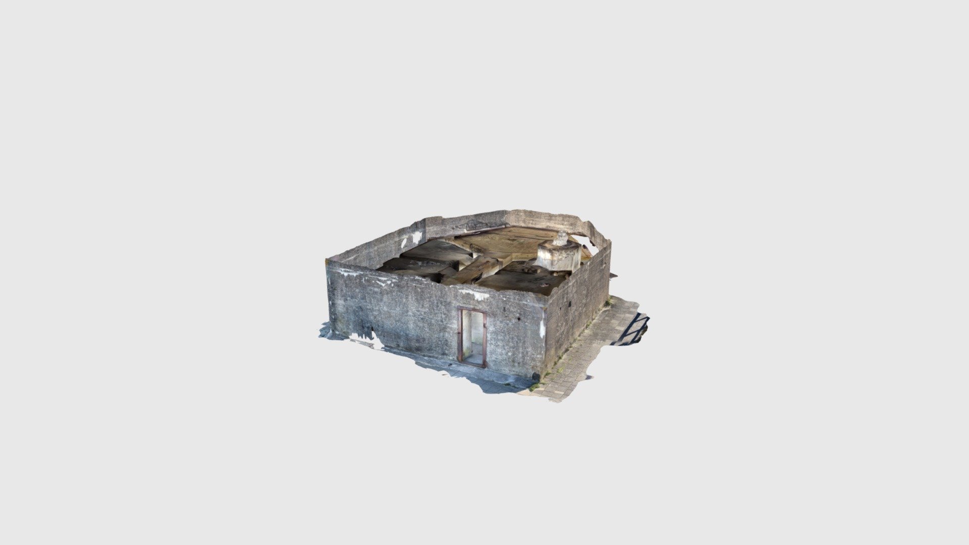 Texel - Bunker Den Hoorn Command Post 1 - Download Free 3D model by ...