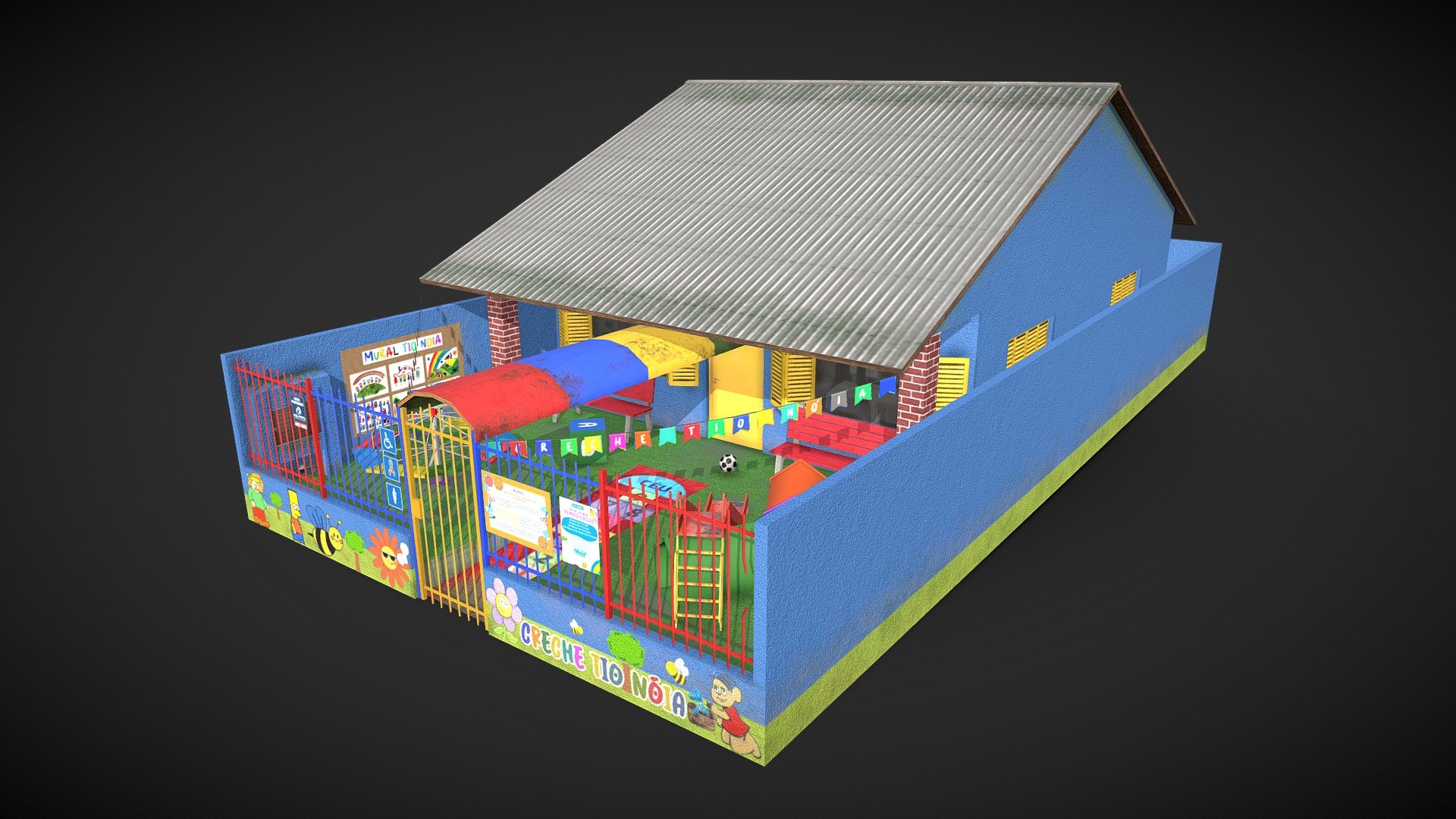 Creche Cities:Skylines (low-poly) - 3D model by IvanBaptista87 [df32c14 ...