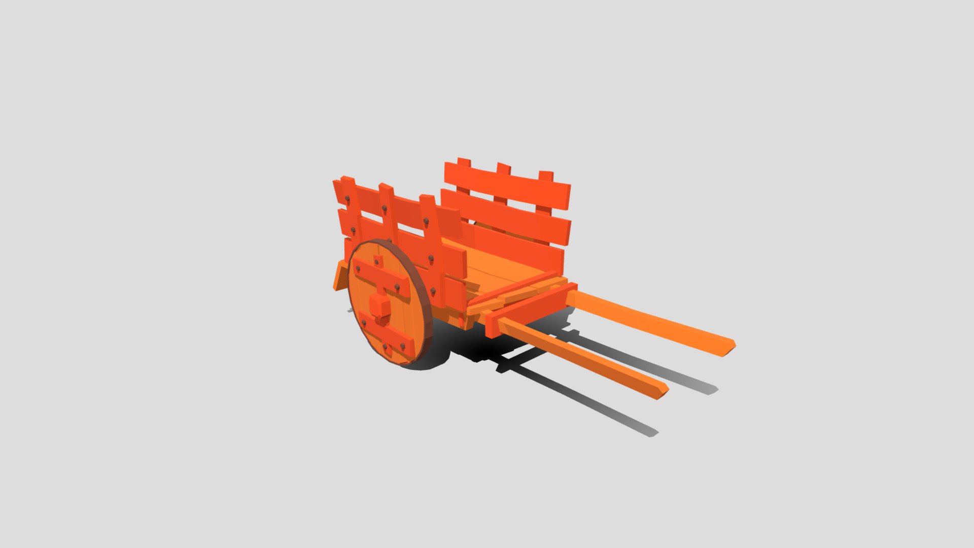 Low poly medieval wagon 3 - Buy Royalty Free 3D model by assetfactory ...
