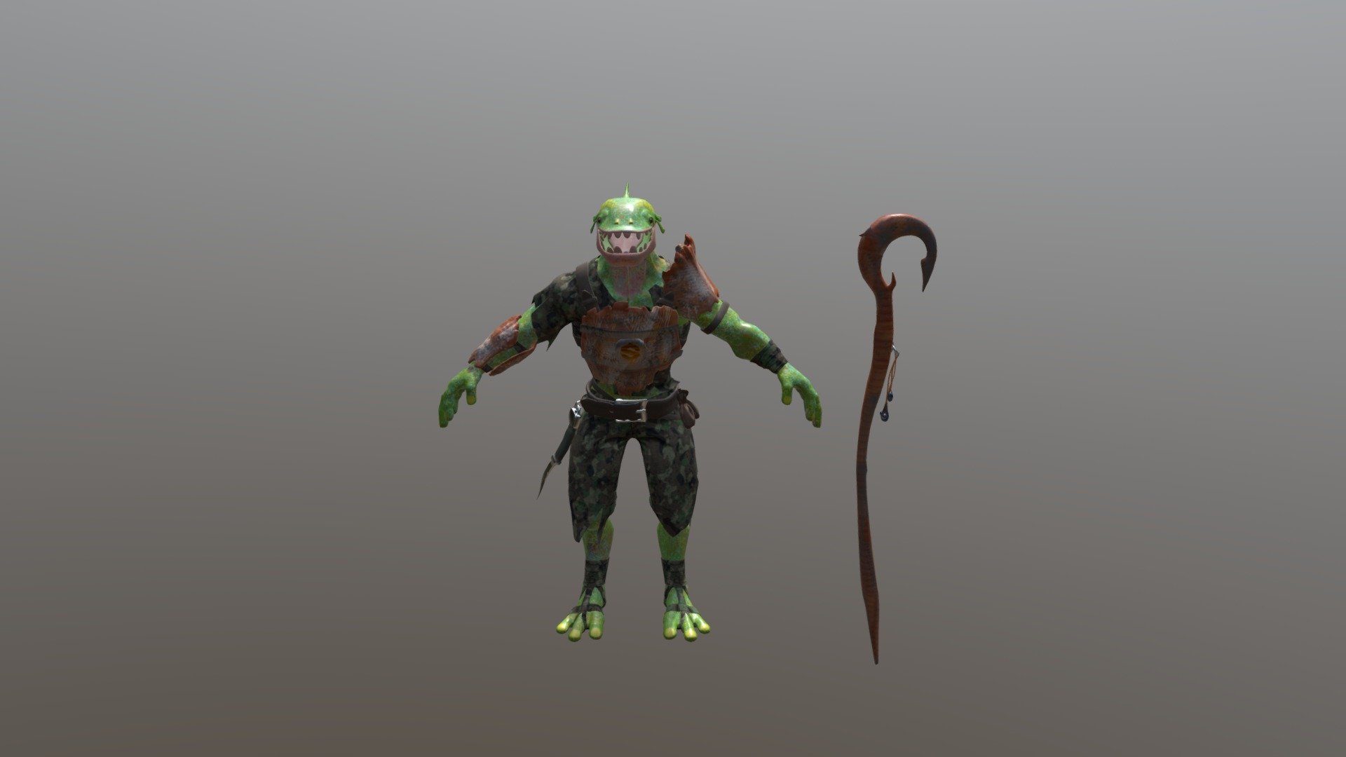 Lizzard - 3D model by Devansh Tyagi (@tyagidevansh1108) [df365f9 ...