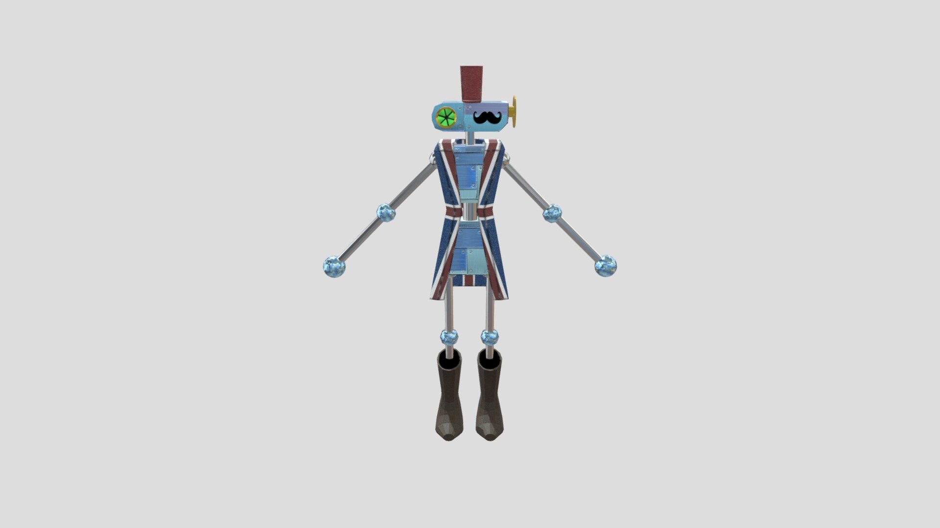 Brit-Bot - 3D model by name (@ZekeG) [df3671e] - Sketchfab