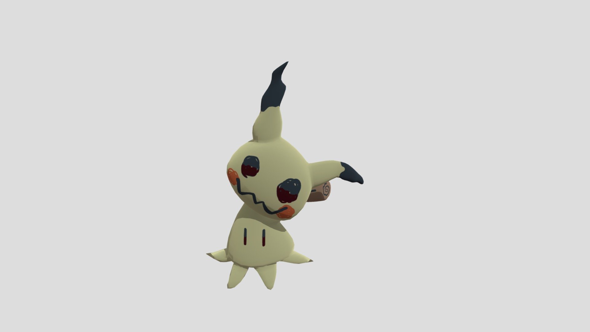 Mimikyu - 3D model by Jazan (@jazan.ug.27) [df39ab3] - Sketchfab