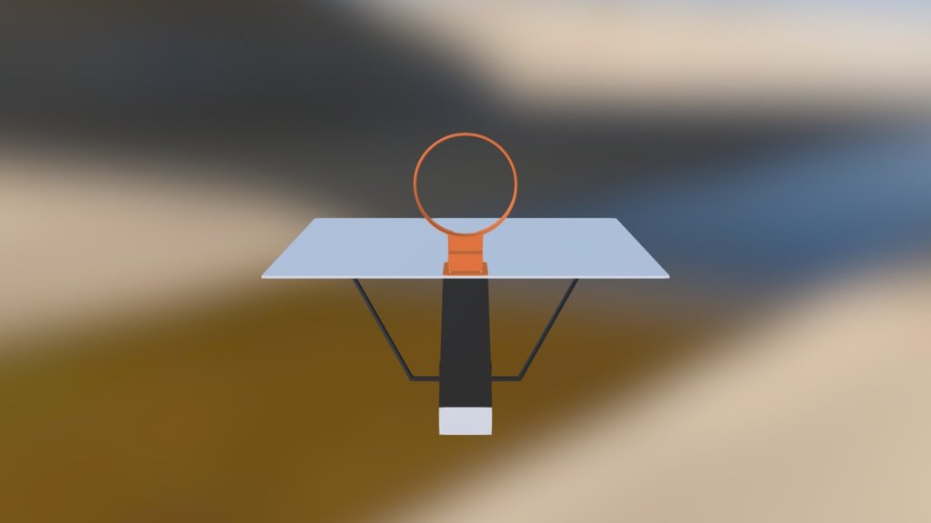 Basketball Hoop - 3D model by herzinj [df3afeb] - Sketchfab