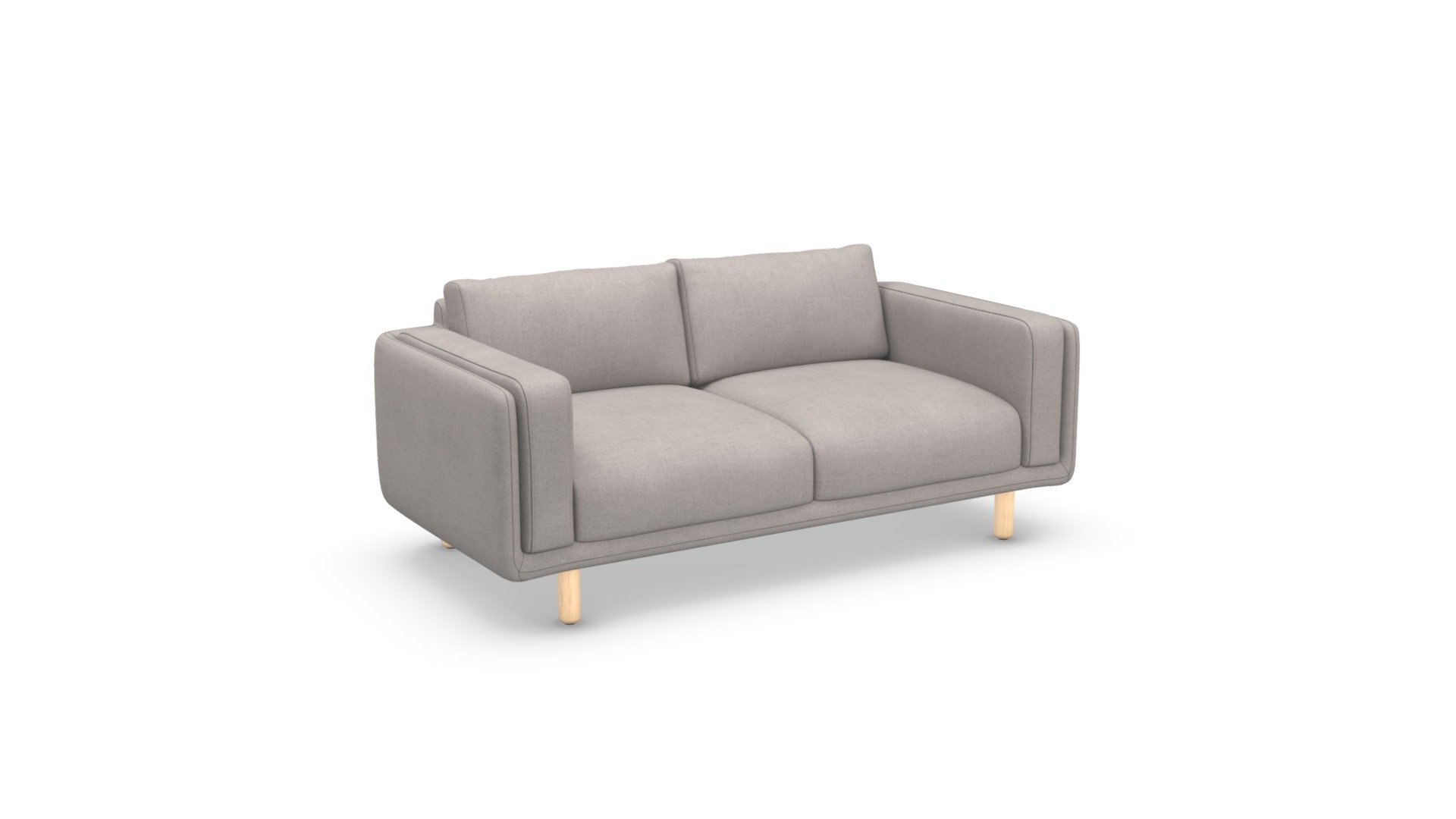Karson 2 Seater Sofa, Mina Grey - 3D model by MADE.COM (@made-it ...