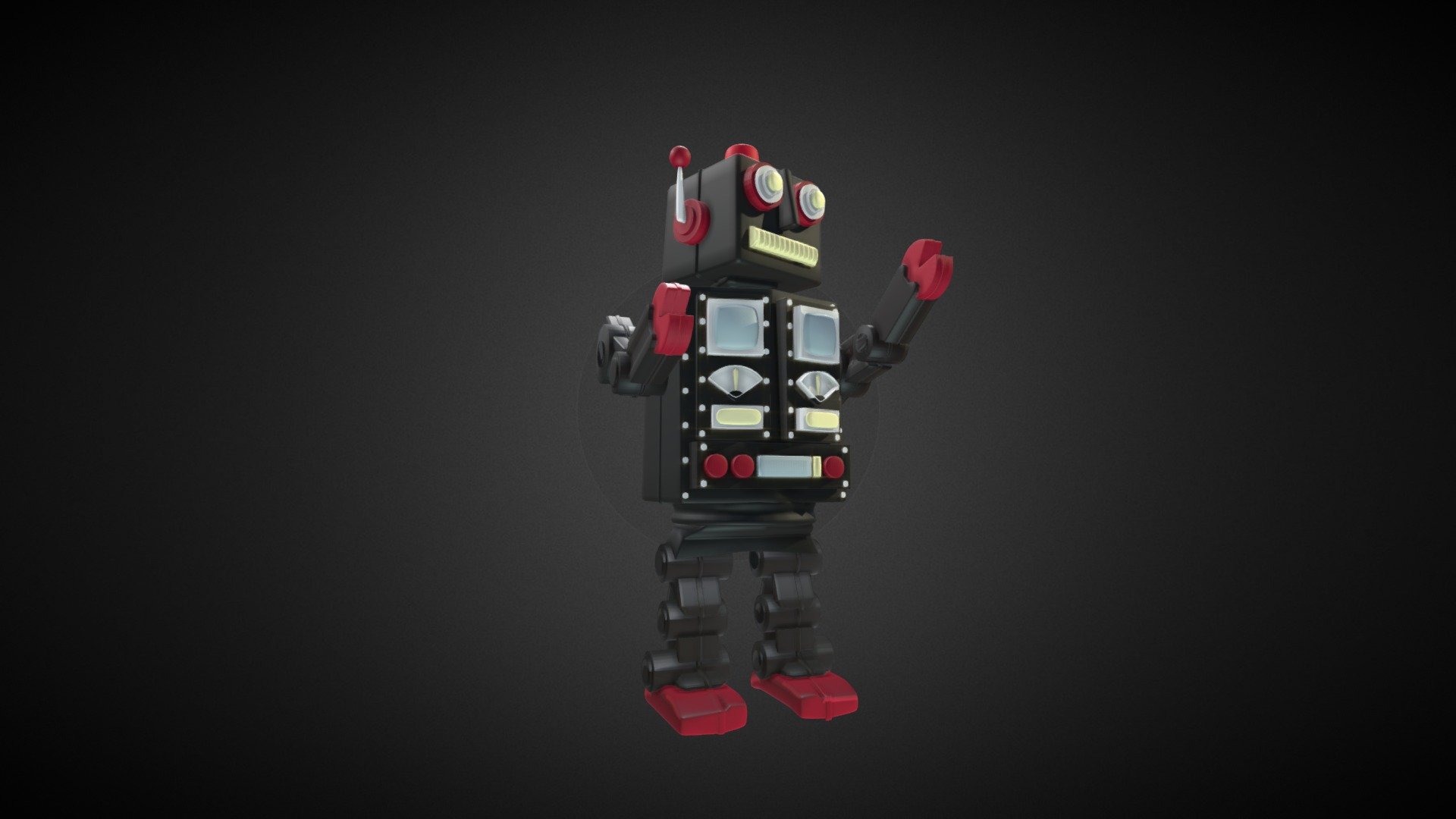 Toy Robot - 3D model by brijensen101 [df3c0e5] - Sketchfab
