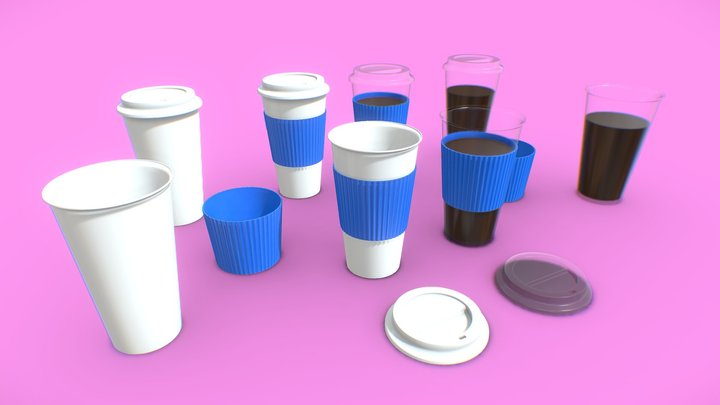 Plastic-cup 3D models - Sketchfab