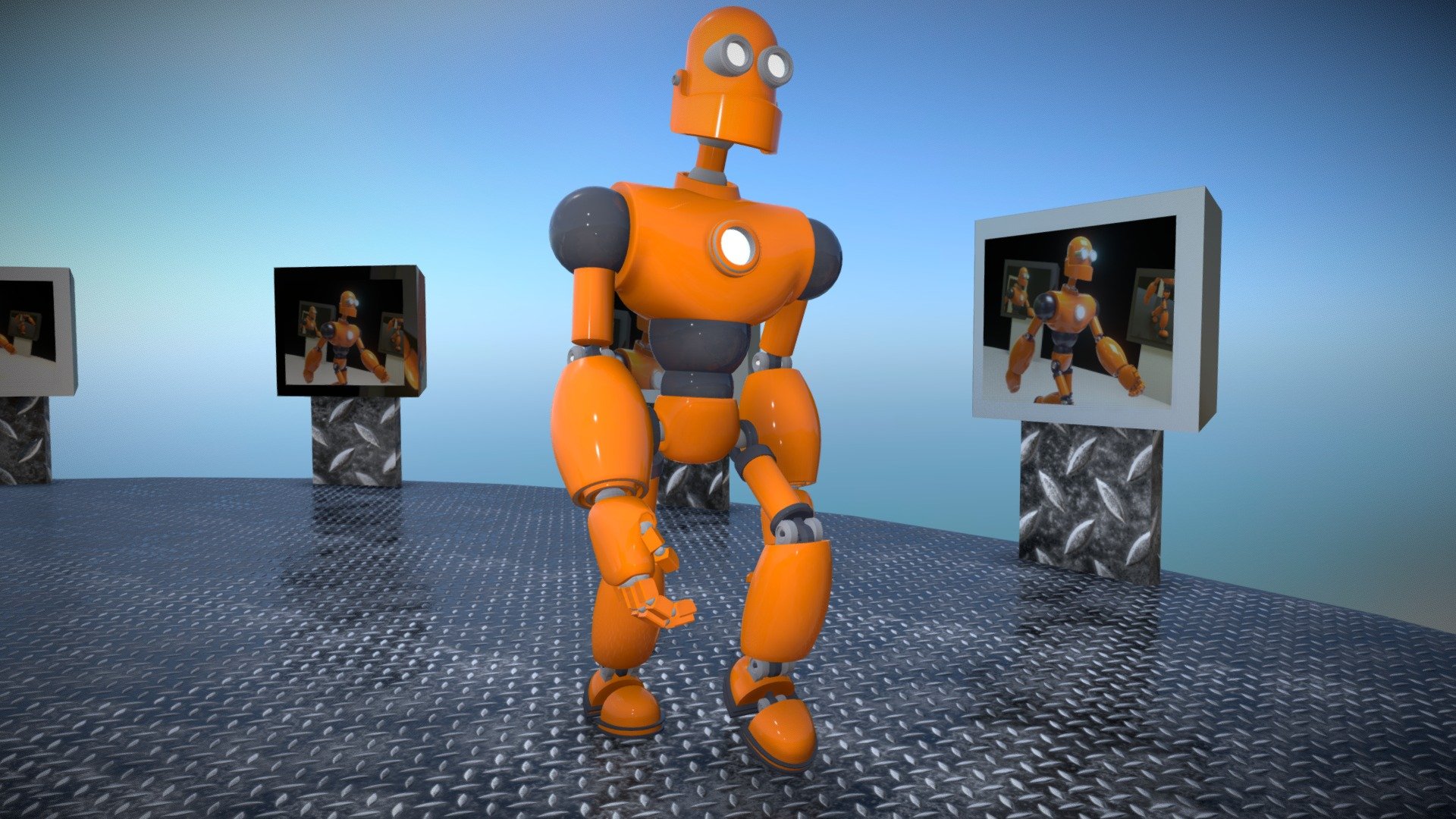 Robo - 3D model by Gerson Luís (@gerson) [df4605e] - Sketchfab