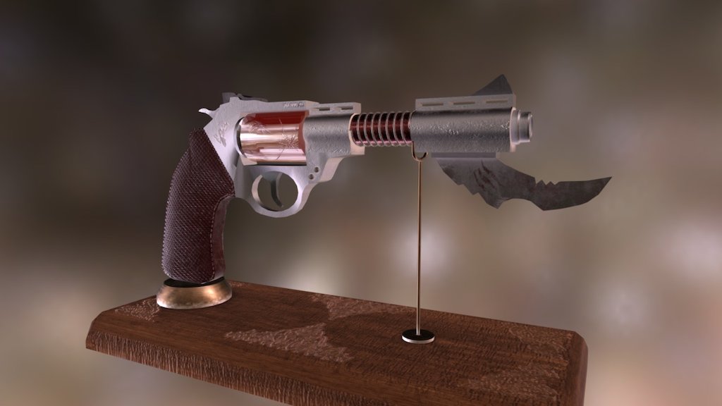 Laser Revolver - 3D model by Agustin Bertuzzi (@agusbm) [df47fbe ...