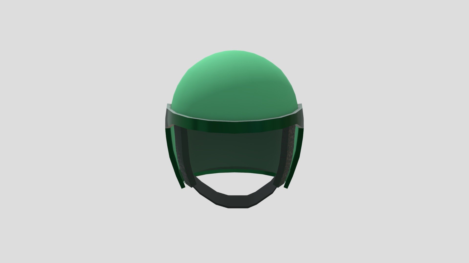Biker Helmet (Green) - 3D model by charlieburgin [df48c69] - Sketchfab