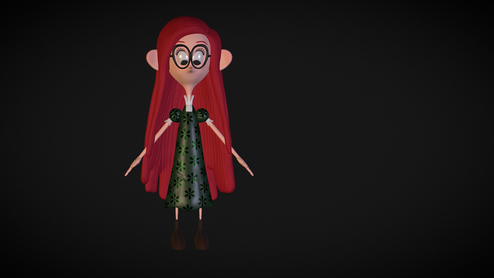 Jane Willowghby cartoon character - 3D model by davincianimation ...