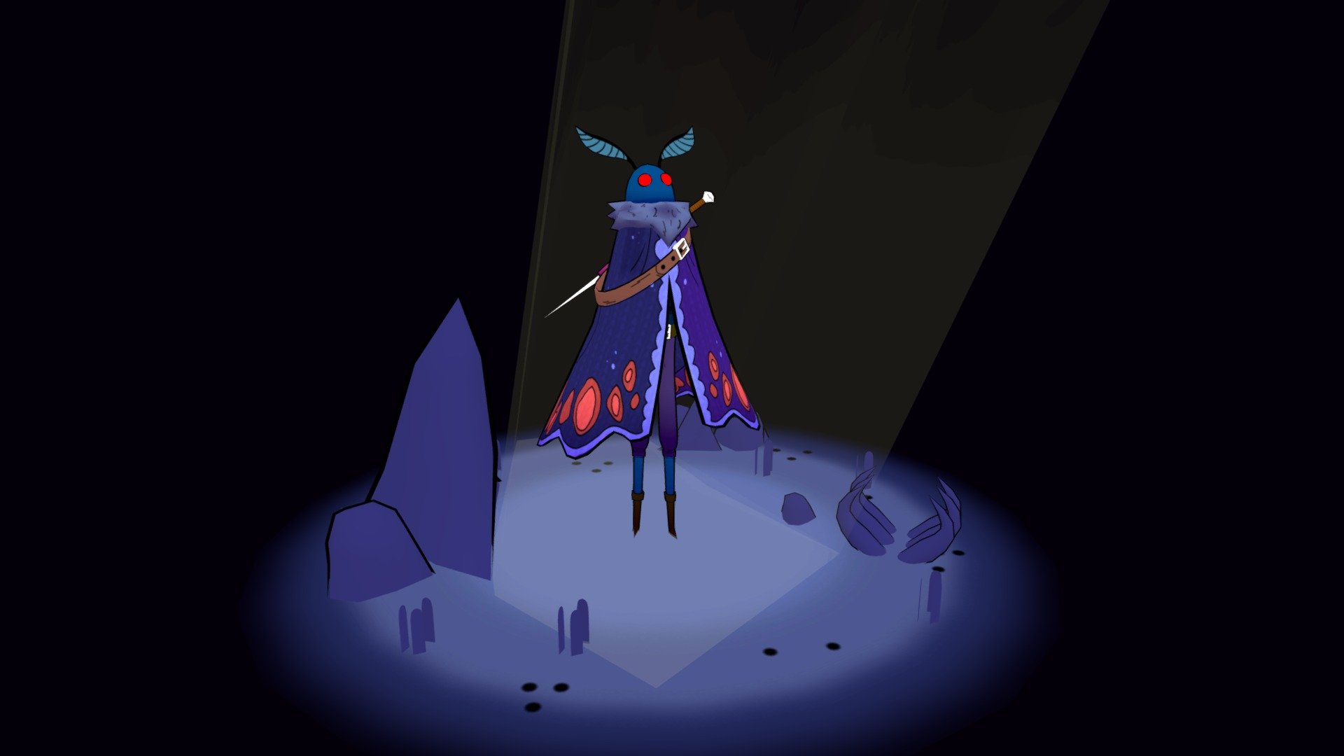 Moth warrior - 3D model by Tom_Martinaud (@Totor_17) [df490dd] - Sketchfab