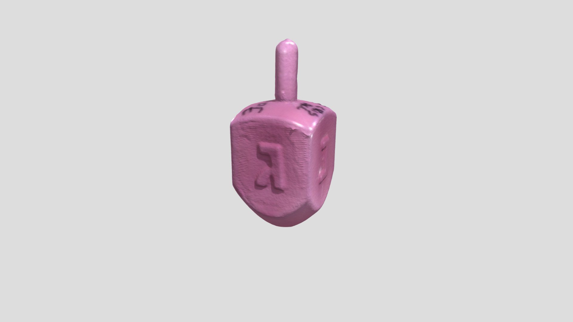 Dreidel - 3D model by Aberdeen City Libraries (@AberdeenCityLibraries ...