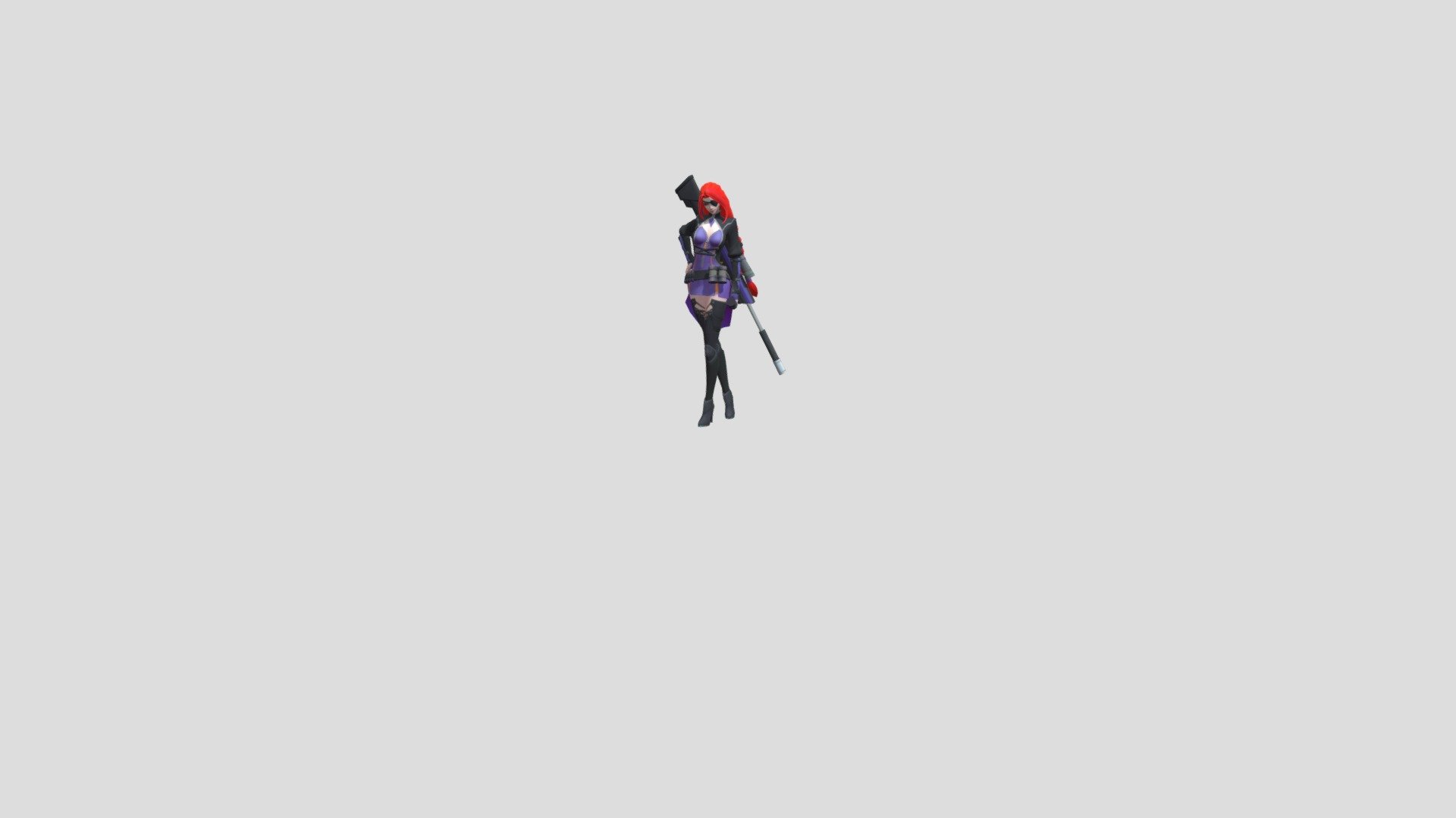 Hero_Lesley_Lethal_Lady - Download Free 3D model by 3DHeroesMLBB ...