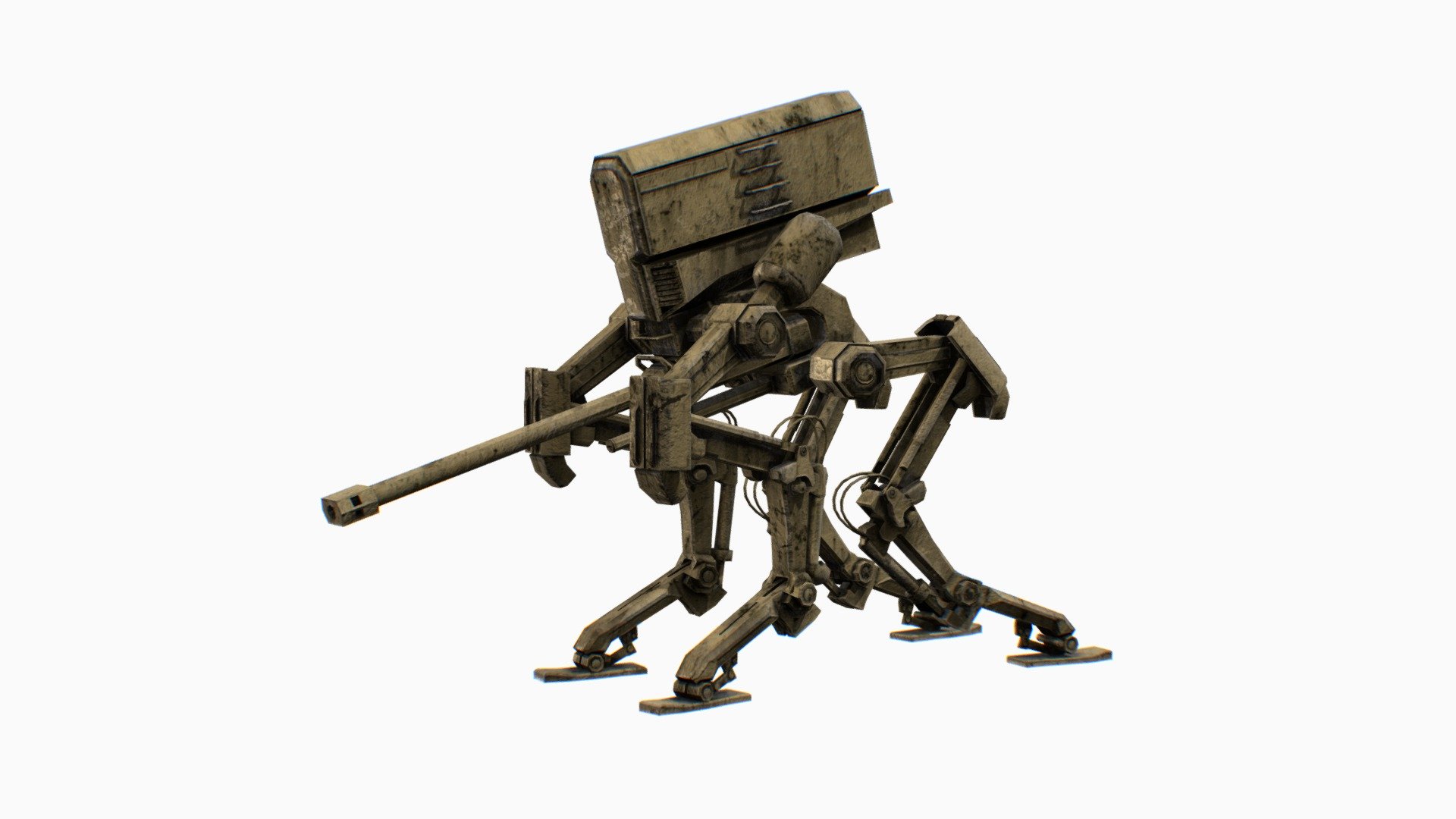 Broken Giant Mech -Deserter - 3D model by Xinlin (@billxinlin) [df4e7de ...