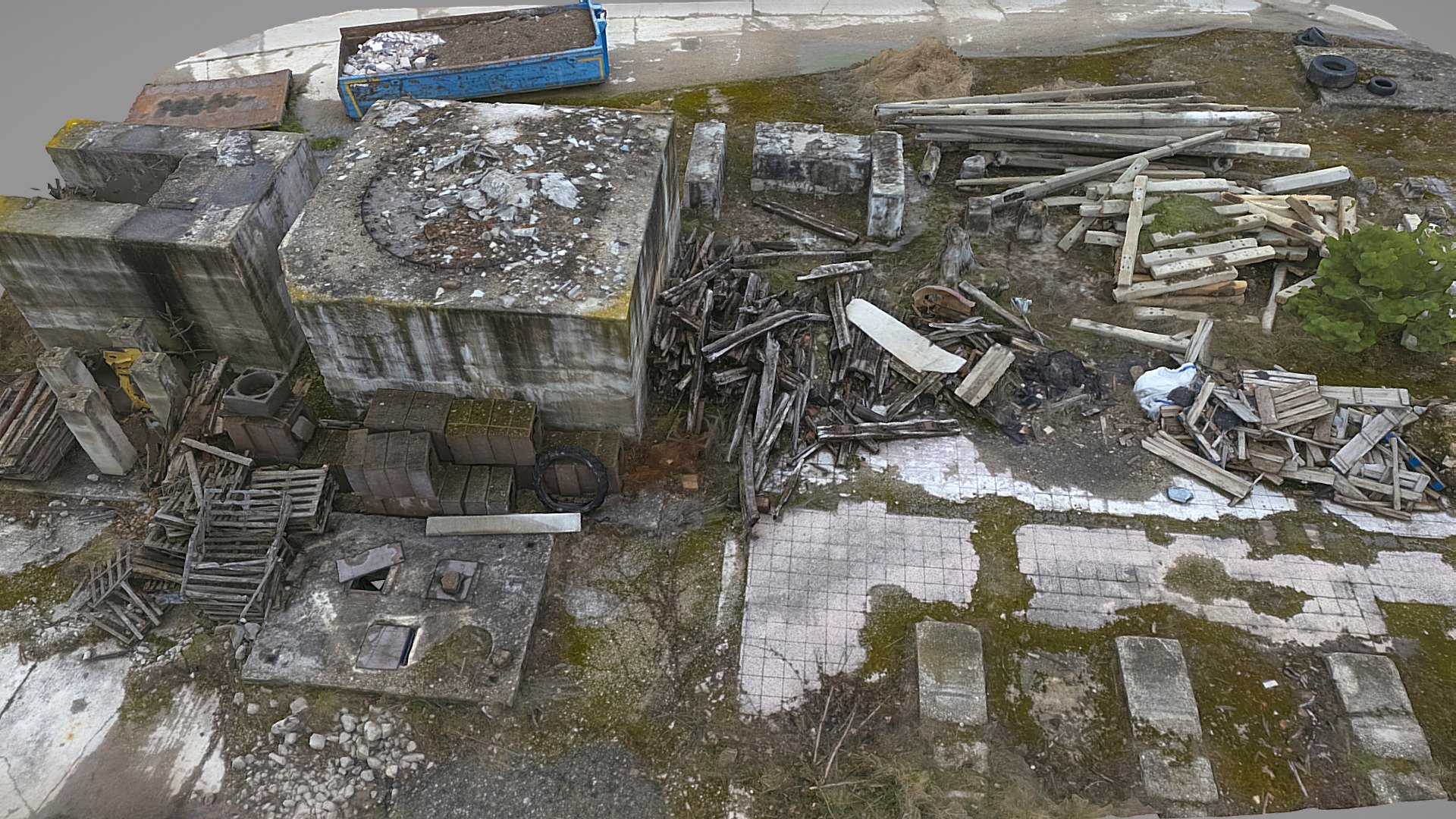 Pile of concrete and wooden rubble - 3D model by Оrрндп ЯТG (@orphanrtg ...
