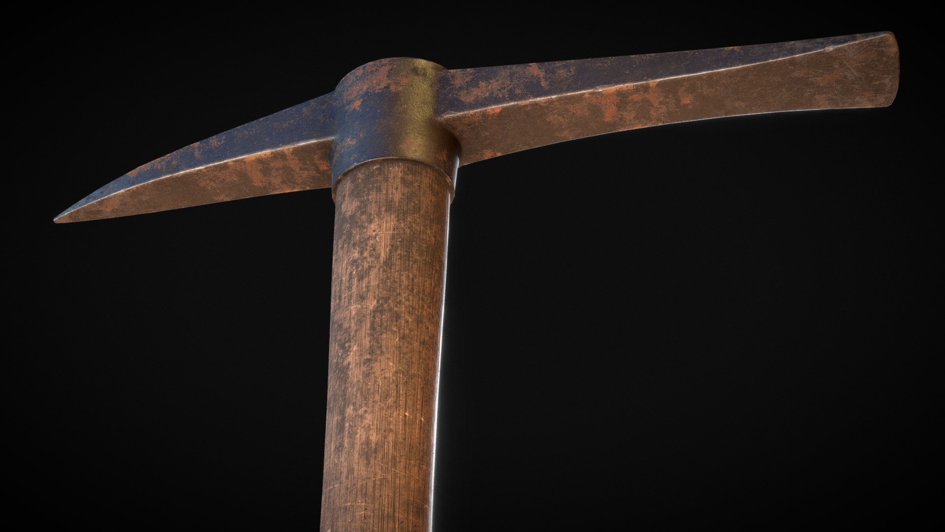 Rail Road Pickaxe (WIP) - 3D model by BT3D (@BT3DArt) [df50ddd] - Sketchfab
