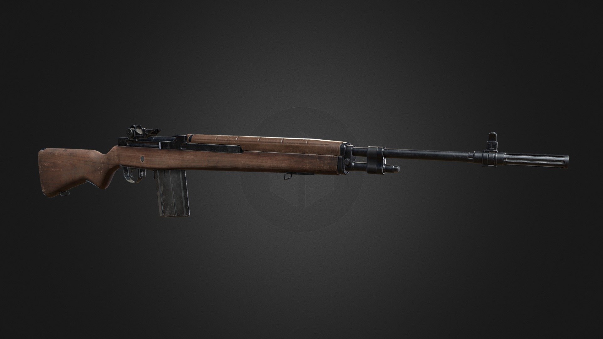 Springfield Armory M1A - Buy Royalty Free 3D model by Allan De Paepe ...