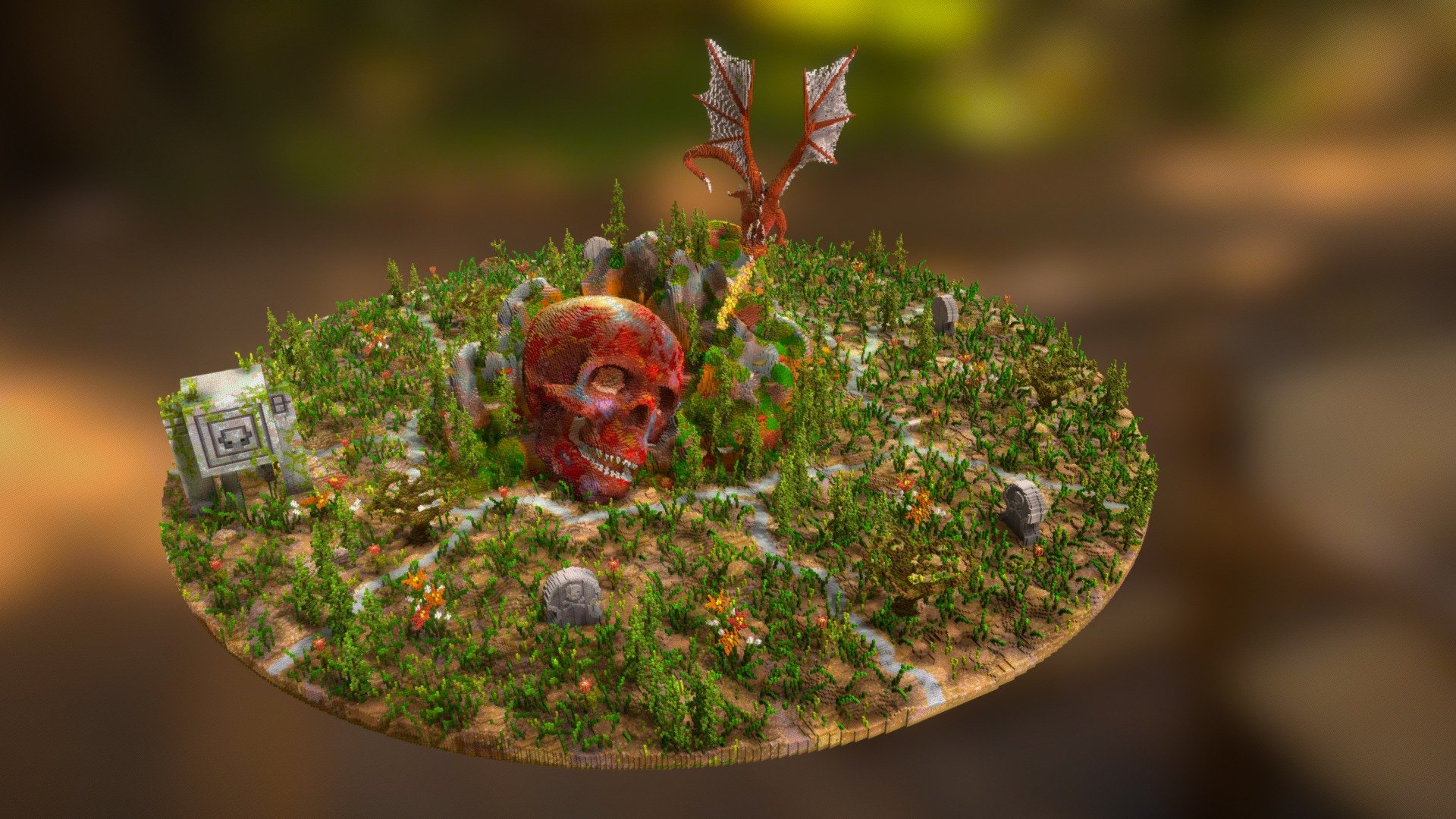 WarZone - Skull mountain - 3D model by StormBlock (@grgicmateo ...