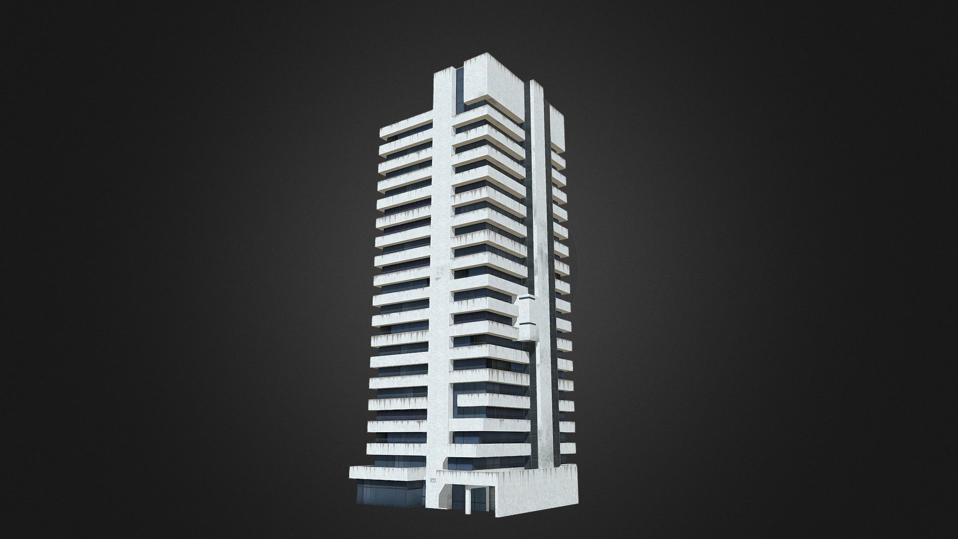 Paraguay office building - Edificio Planeta 1 - Buy Royalty Free 3D model by Robal (@robaal ...