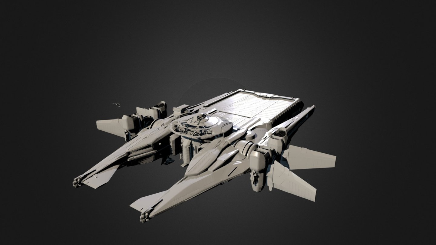 Anvil Aerospace Crucible - 3D model by Star Citizen Art ...