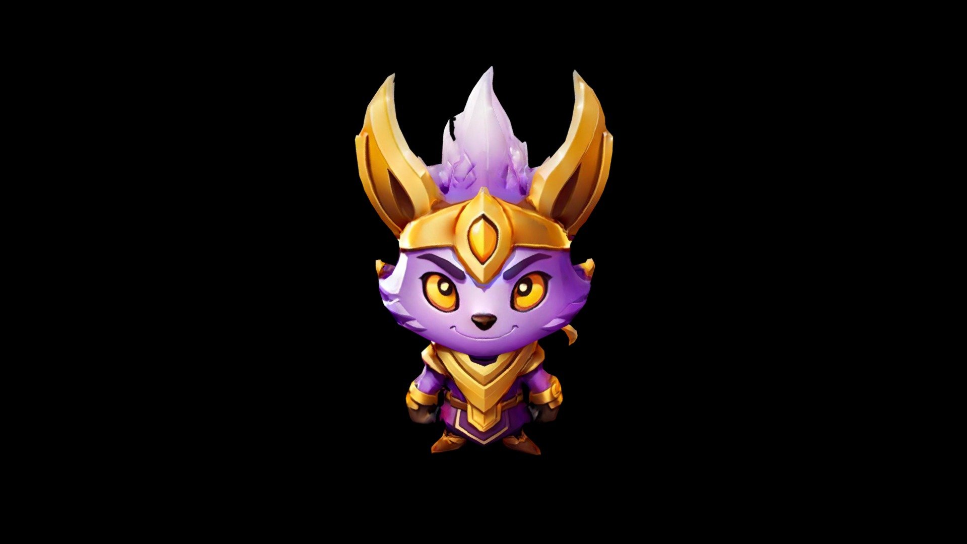 A digital drawing of a cute, chibi version of Te - Download Free 3D ...