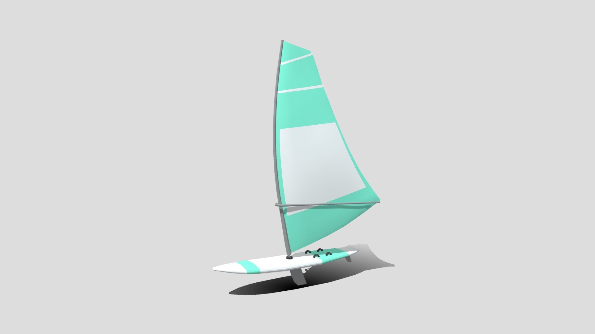 Low Poly Cartoon Windsurf - Buy Royalty Free 3D model by chroma3d ...