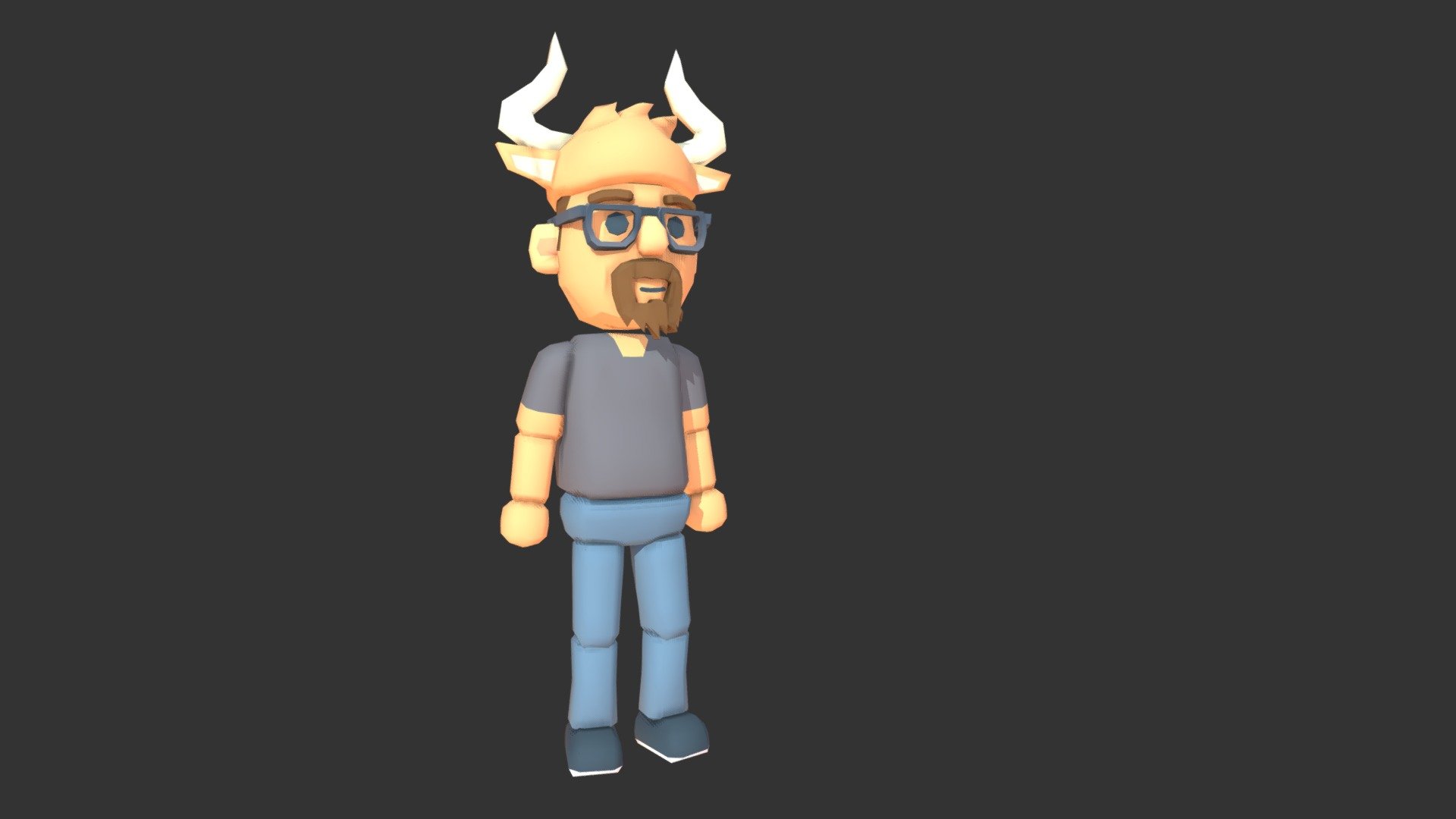 Low Poly Character - 3D model by P3TroV [df58bb6] - Sketchfab